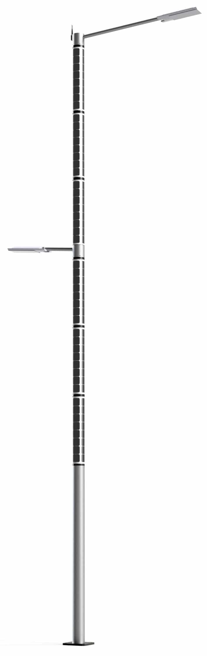 Solar light pole: Soluxio solar-powered public lighting - FlexSol Solutions